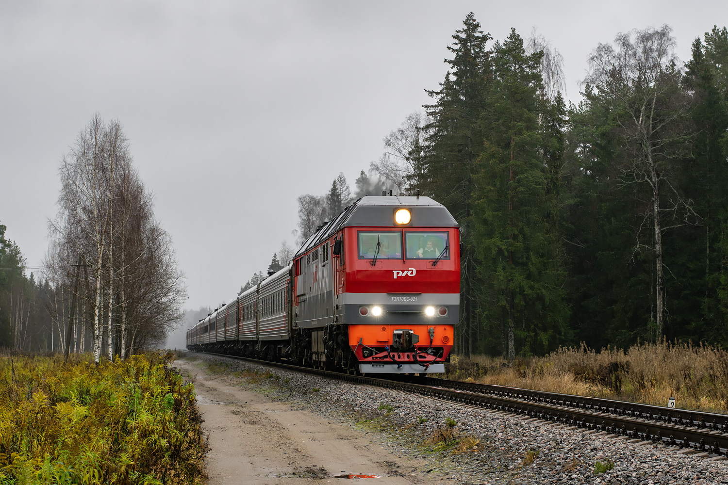 ТЭП70БС-021 — Фото — RailGallery